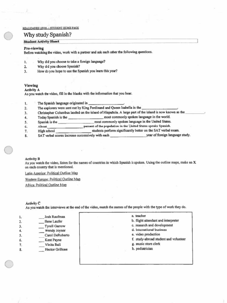 Why Study Spanish With Map | PDF