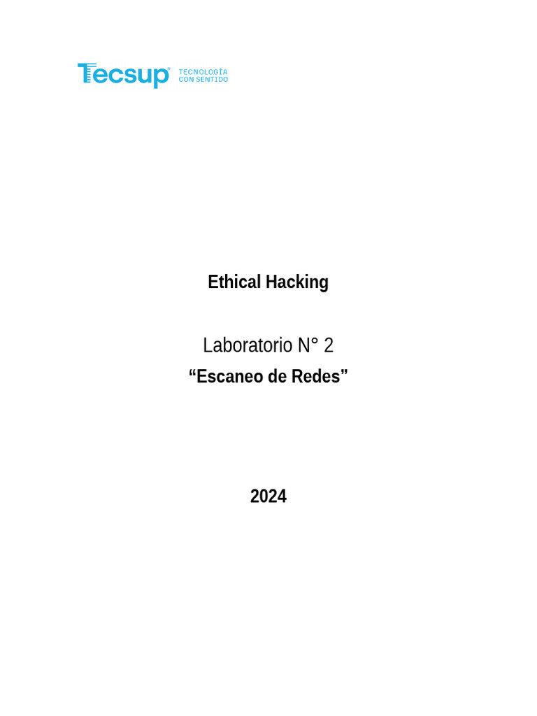 Lab02 - EscaneodeRedes | PDF | Protocolo de Control de Transmisión ...