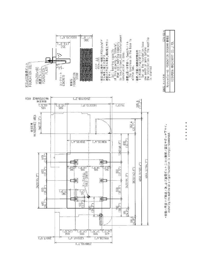 4G Foundation Drawing | PDF