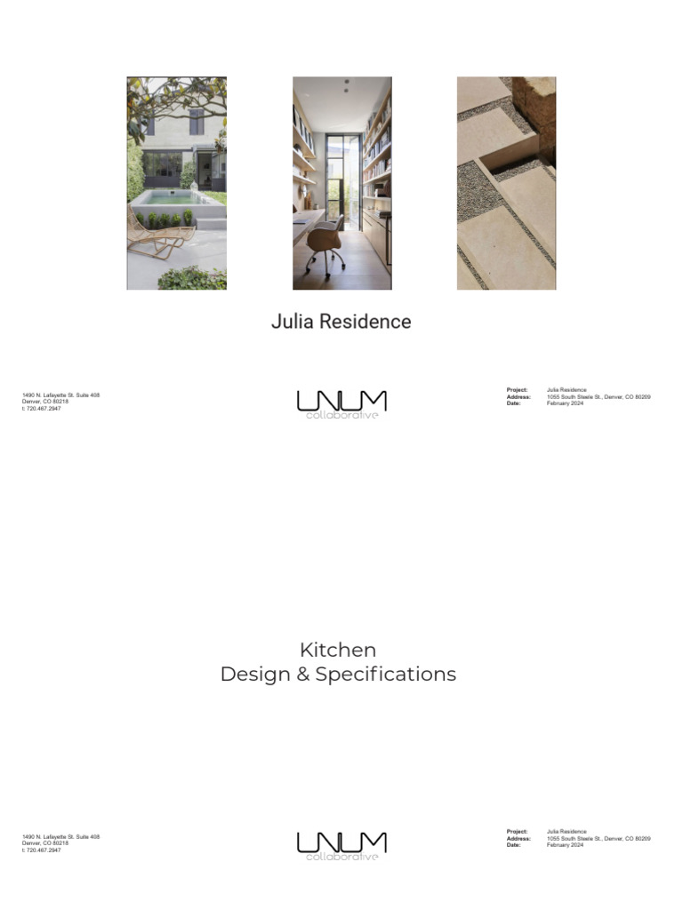 2024.02.12 - Julia Residence Kitchen Living Dining Specifications NJ+CL ...
