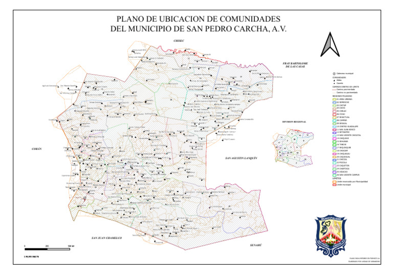 Mapa Carcha y Microregiones | PDF