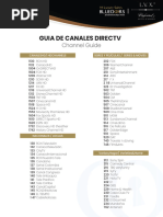 Listado de Canales Directv | PDF | Arte