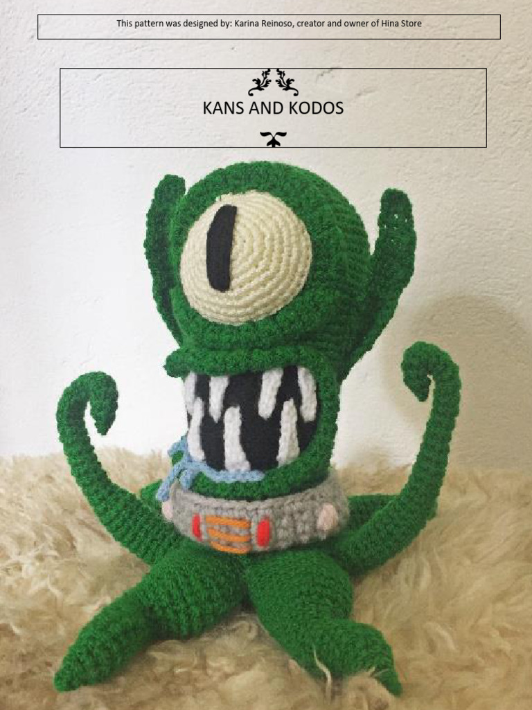 Marcianos de Los Simpson | PDF | Crochet | Sewing