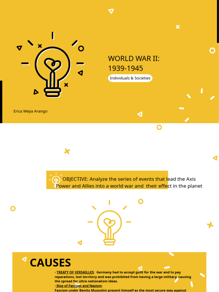 WWII Causes and Effects | PDF | World War II | Nazi Germany