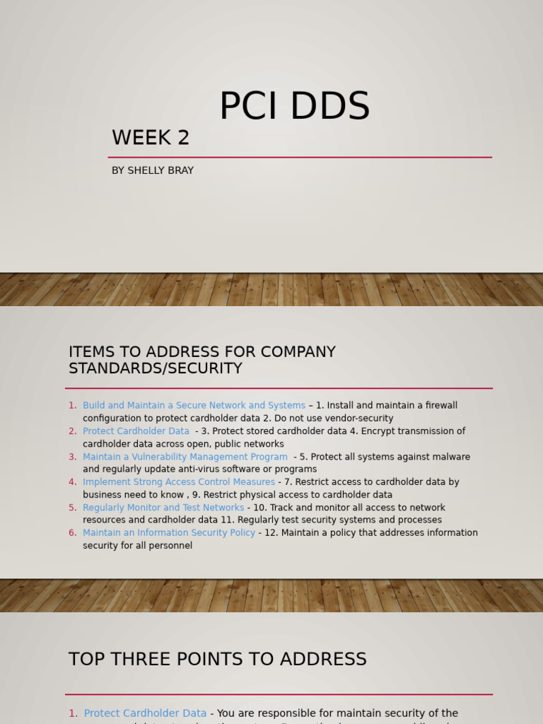 PCI DSS Security Guidelines | PDF | Security | Computer Security