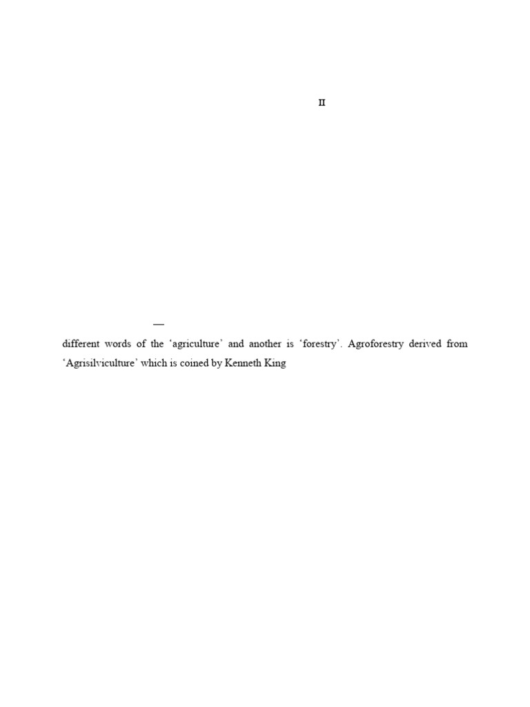 Introduction To Agroforestry 2024 | PDF | Agriculture | Soil