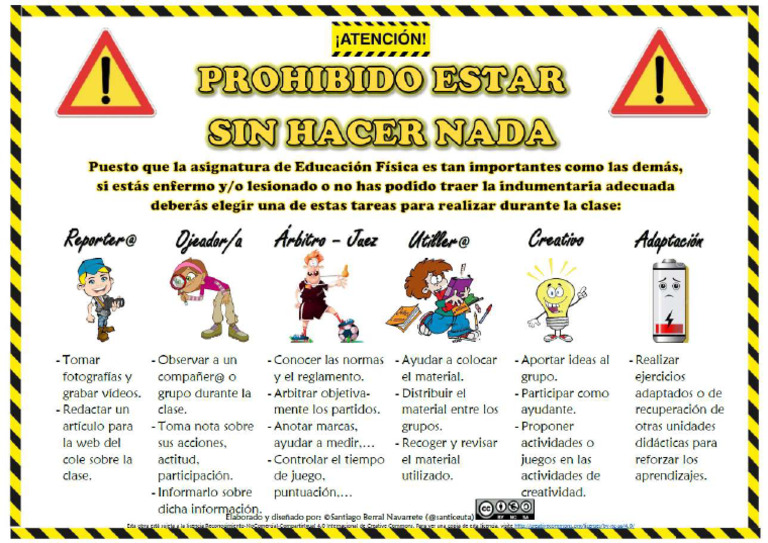 Cartel Tareas Complementarias | PDF