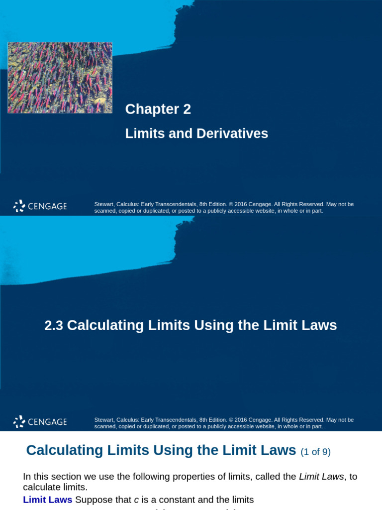 Calculating Limits with Limit Laws | PDF | Function (Mathematics ...