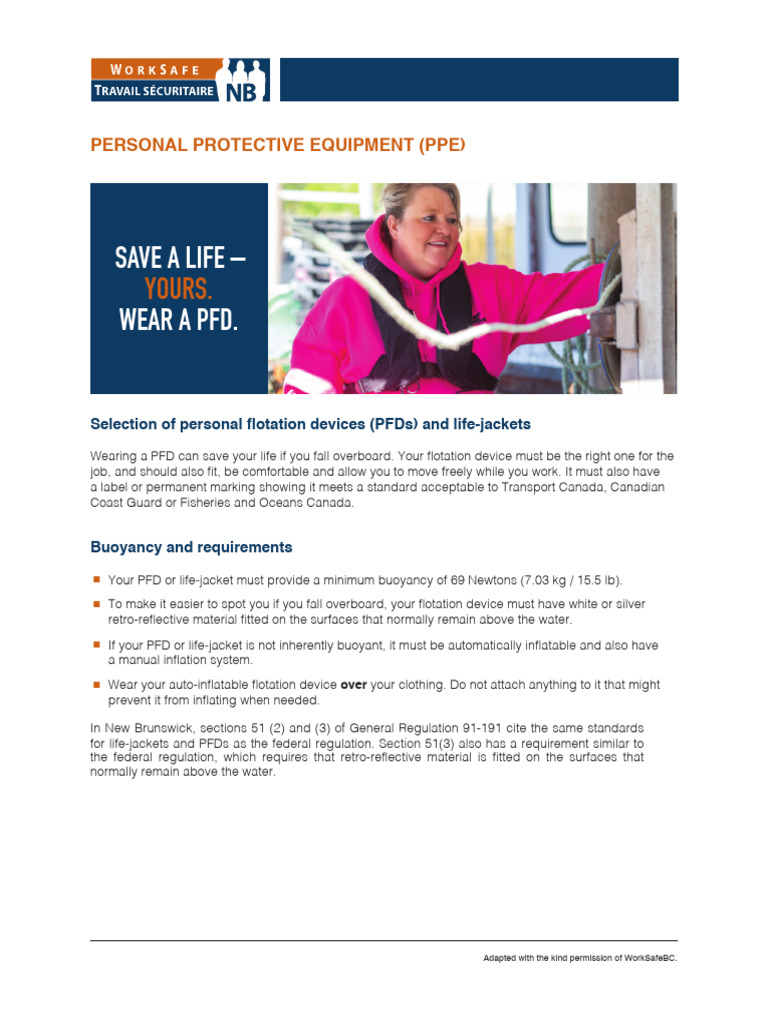 Personal Protective Equipment Selection | PDF | Manufactured Goods ...