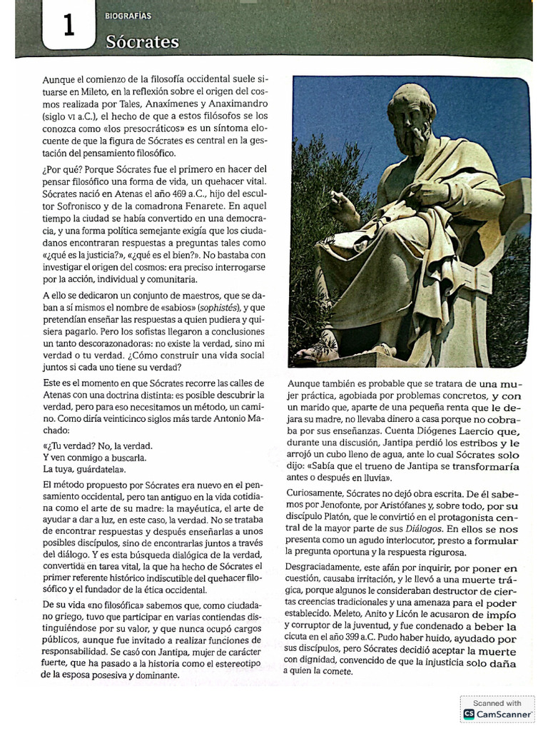 Actividad de Sócrates | PDF