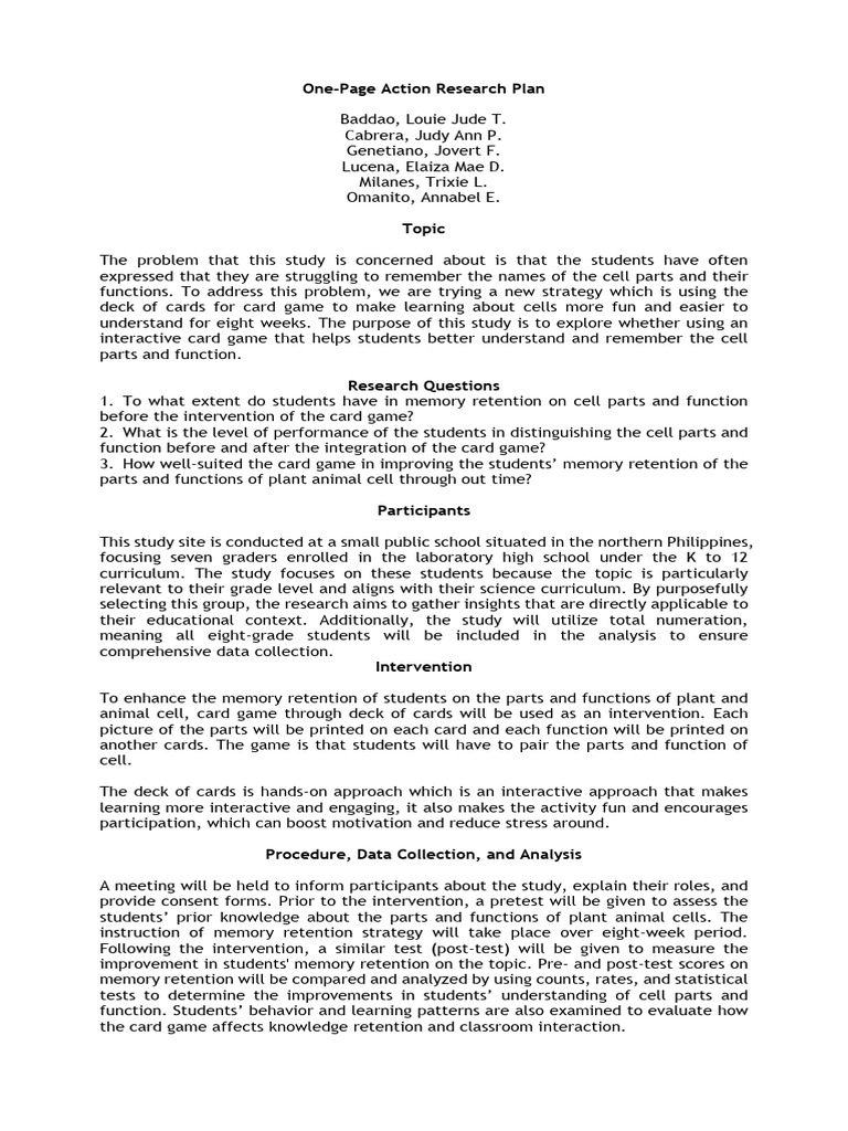 Card Game Boosts Cell Learning | PDF | Memory | Learning