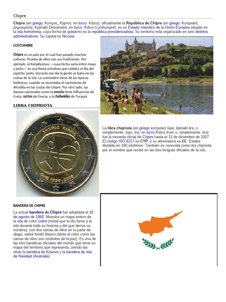Chipre | PDF | Chipre