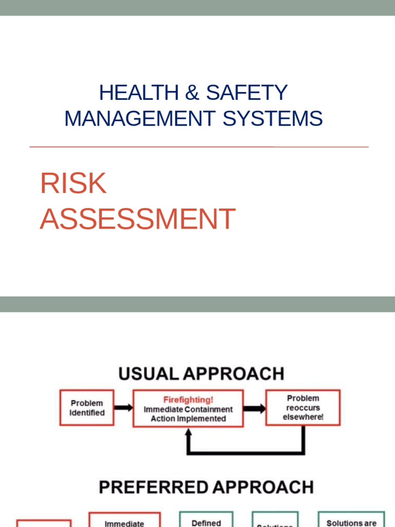 Lec13-Safety Risk Assessment | PDF | Hazards | Risk