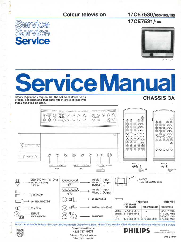 philips_17ce7530_17ce7531_chassis_3a_si | PDF | Media Formats ...