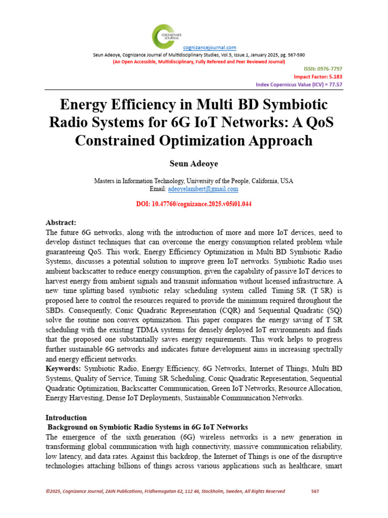 Energy Efficiency in Multi-BD Symbiotic Radio Systems For 6G IoT ...