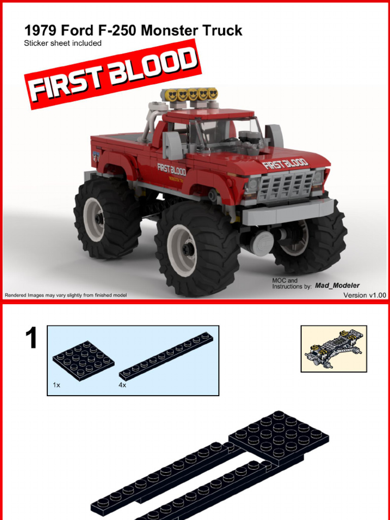 1979 Ford f250 - First Blood - Monster Truck Mad Modeler v1.0 | PDF