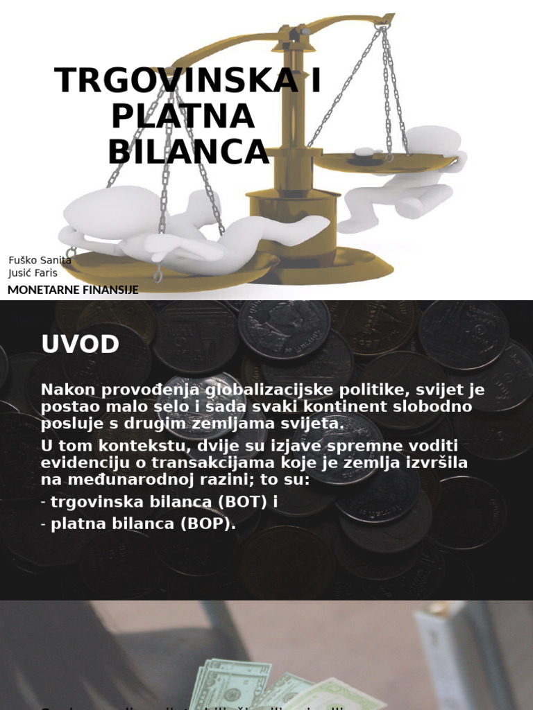 Trgovinska I Platna Bilanca | PDF
