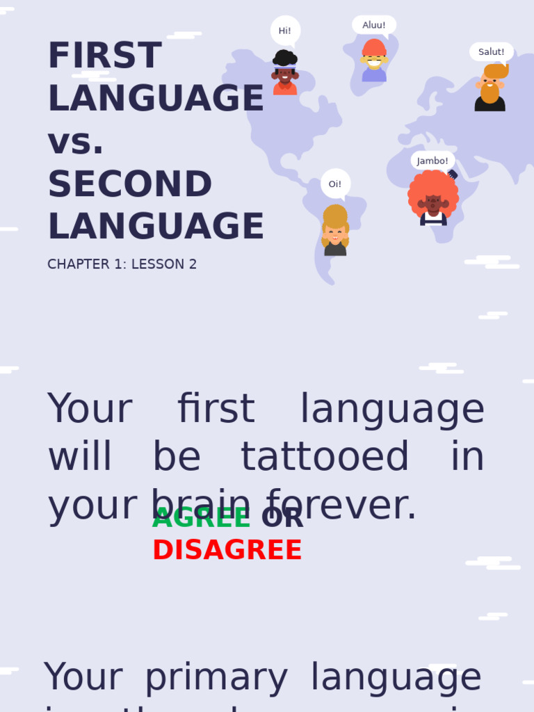 Ling2 Chapter 1 Lesson 2 | PDF | Second Language | First Language