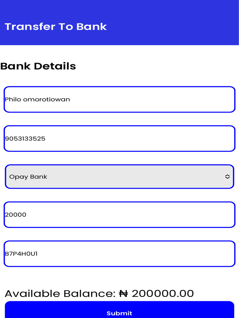 Withdraw Funds | PDF