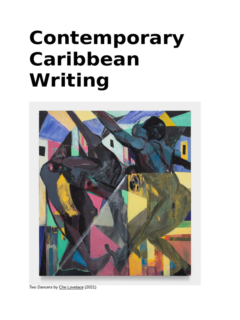 MODULE HANDBOOK 2024, Contemporary Caribbean Writing | PDF