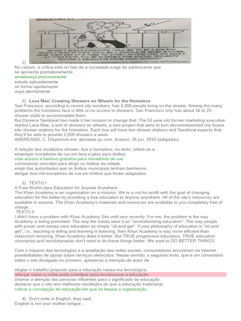 Aulas Noturno 01 | PDF