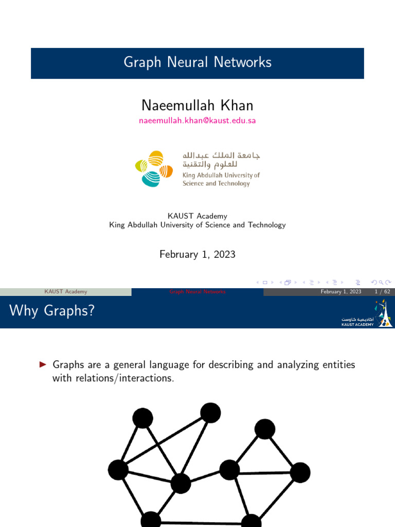 Graph Neural Networks Part 1 | PDF | Machine Learning | Matrix (Mathematics)