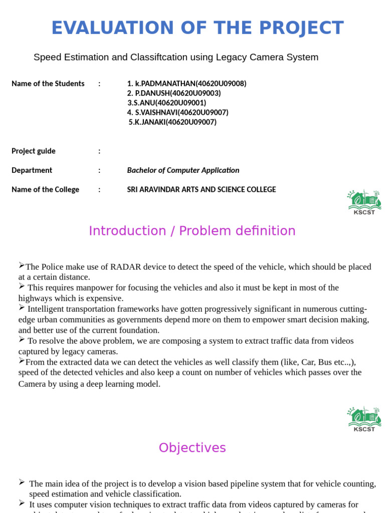 Vehicle Speed Estimation | PDF | Traffic | Deep Learning