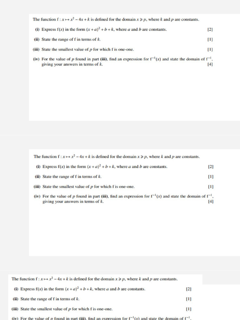 1.2 Functions Inverse Functions | PDF | Cartesian Coordinate System ...