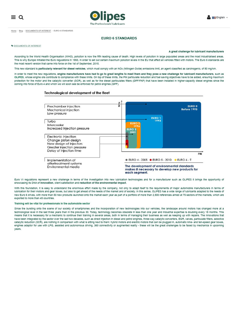 EURO 6 STANDARDS | PDF