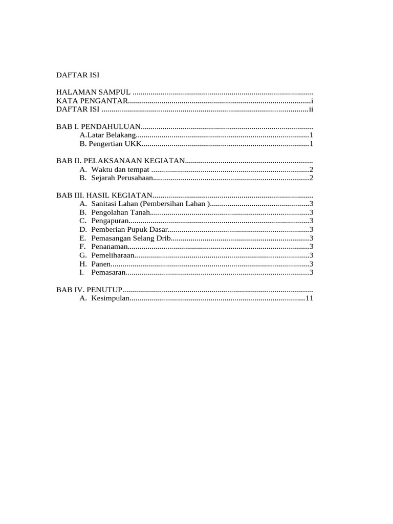 DAFTAR ISI | PDF
