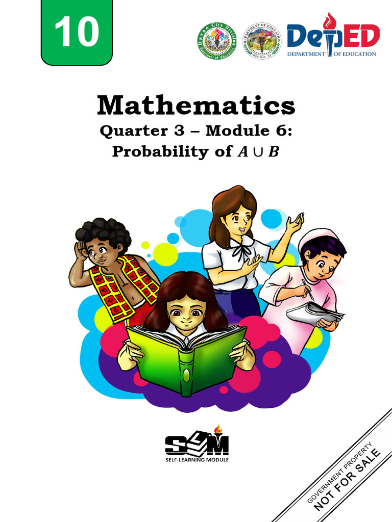 Math Quarter 3 Grade 10 Modules | PDF | Learning | Probability