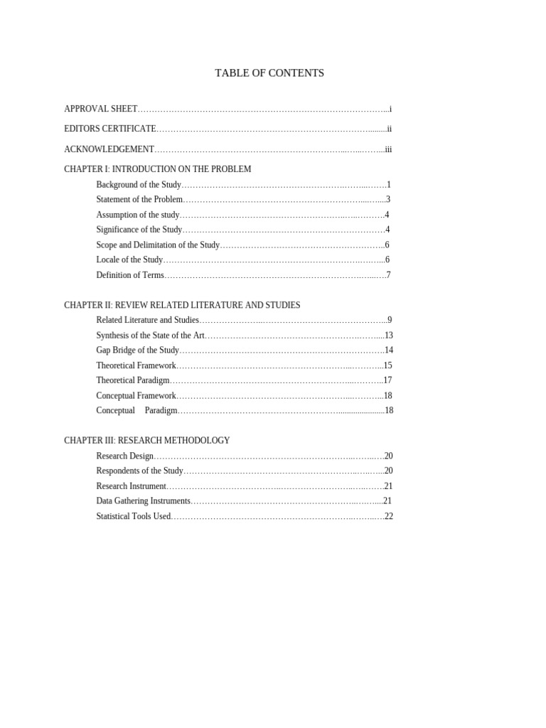 Table of Contents | PDF