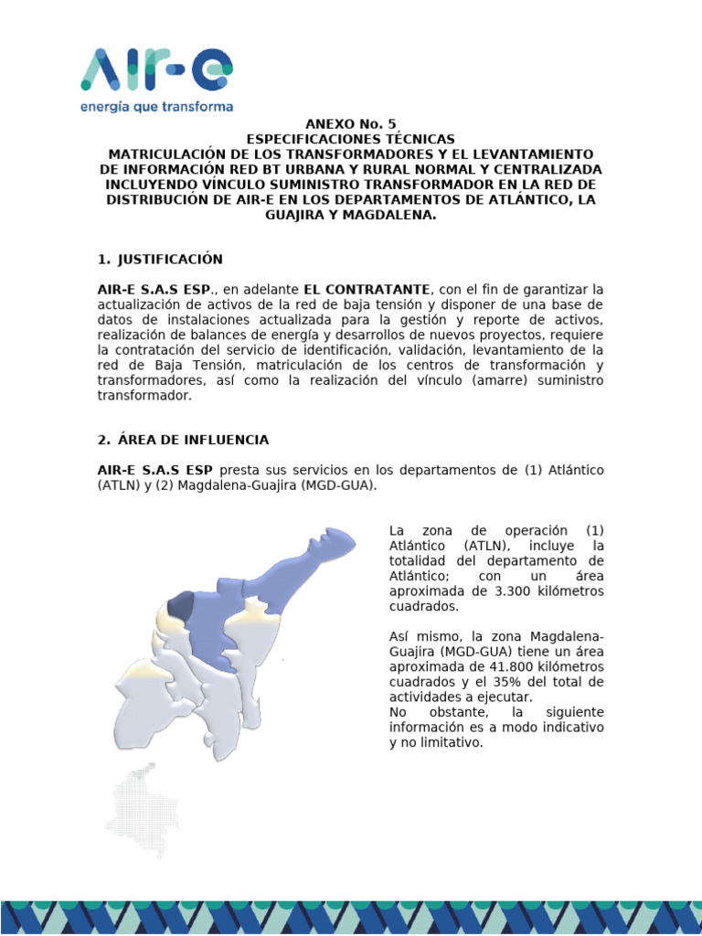 Proyecto Air-E Rural | PDF | Ingenieria Eléctrica | Corriente eléctrica