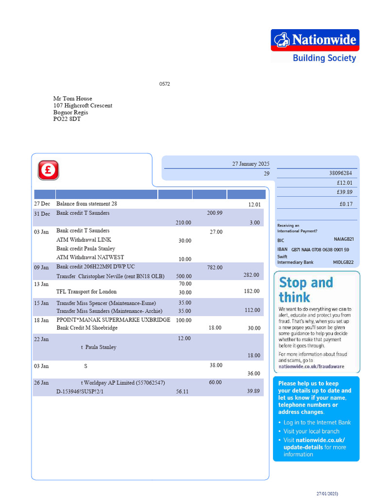 FlexBasic Account Statement Overview | PDF | Cheque | Cash