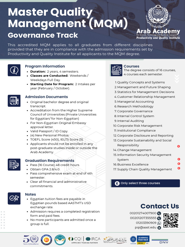 MQM Governance Track | PDF