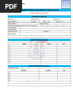Self Declaration of Minority Community by Students | PDF