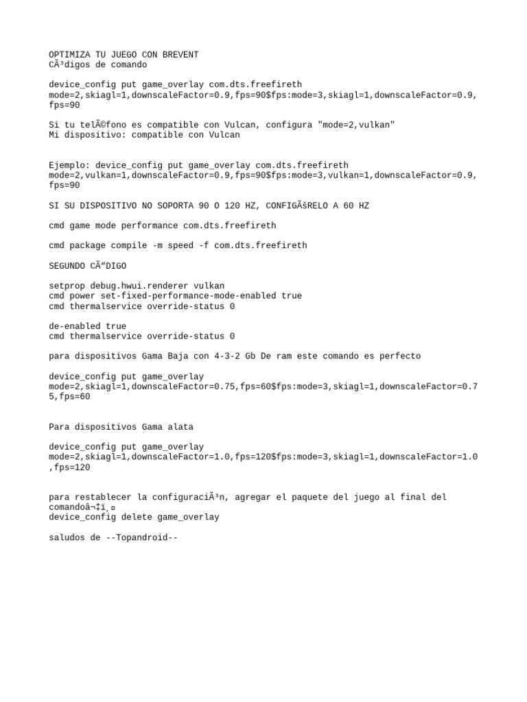 Código Brevent | PDF