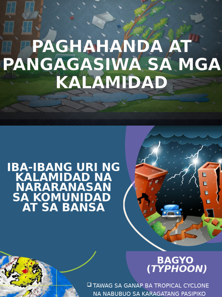 Aralin 2 - Paghahanda at Pangangasiwa Sa Mga Kalamidad | PDF