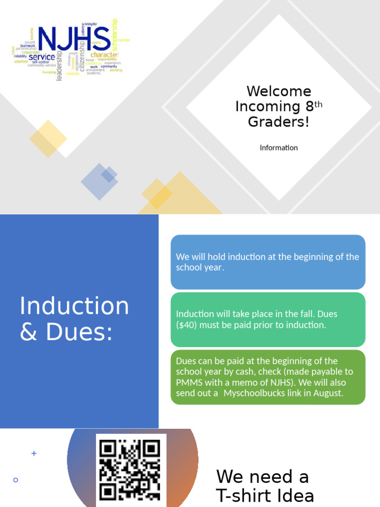NJHS New Members Info | PDF