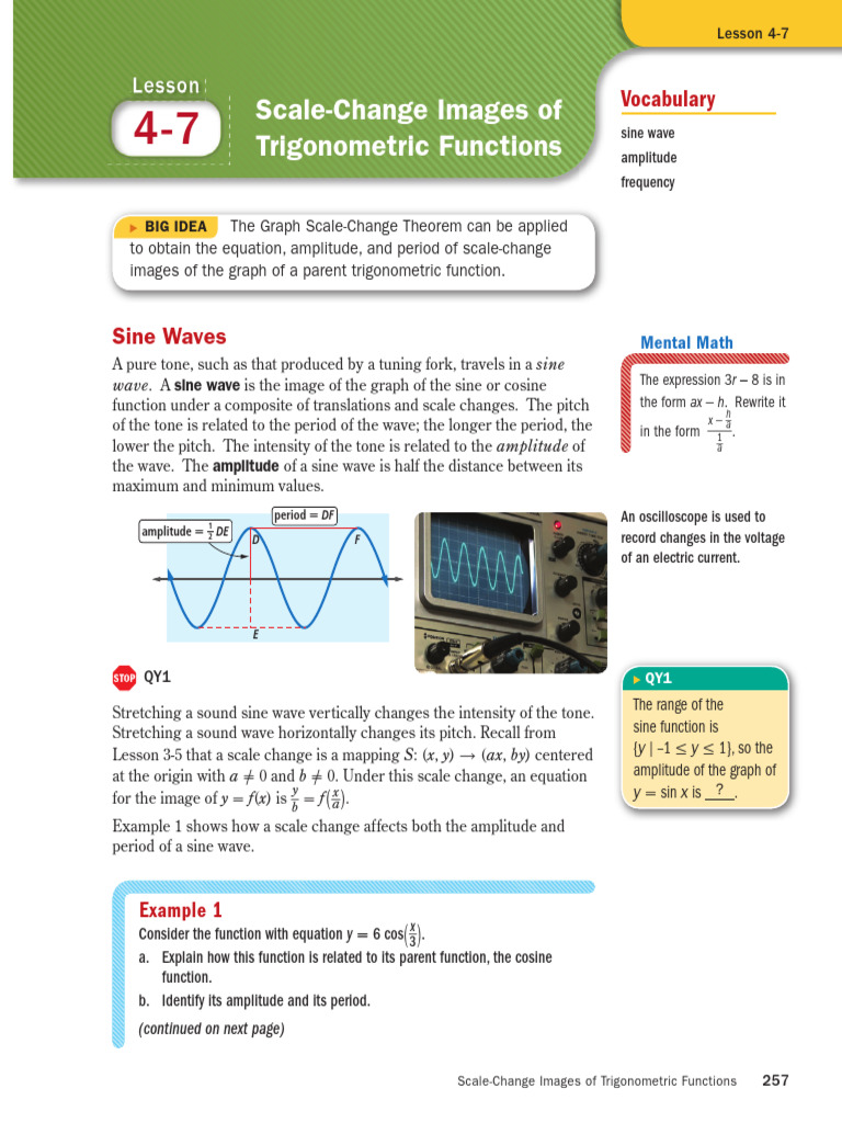 257 SMP Sefst C04L07 | PDF | Trigonometric Functions | Amplitude