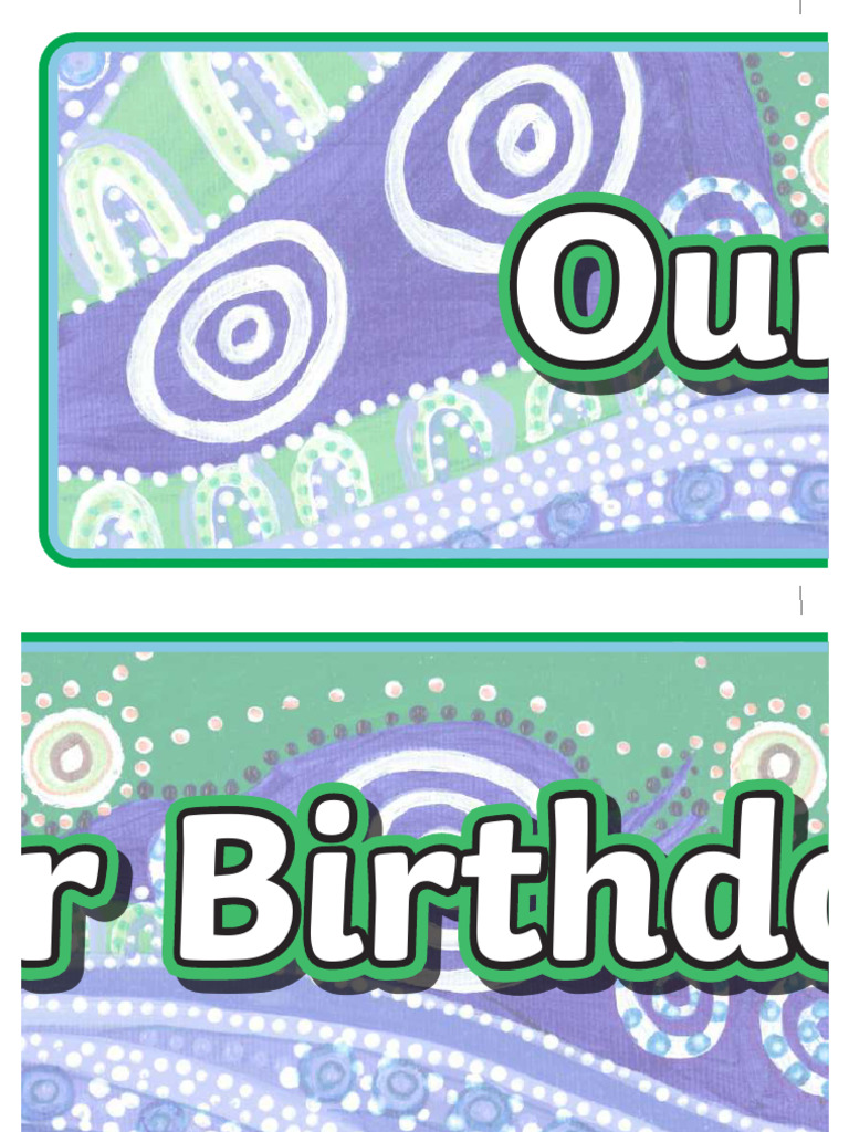 Aboriginal Birthday Resource Guide | PDF