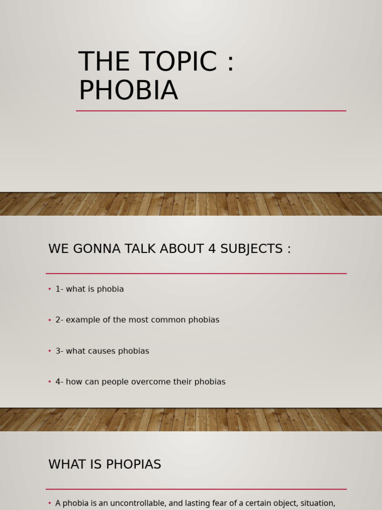 Phopia | PDF