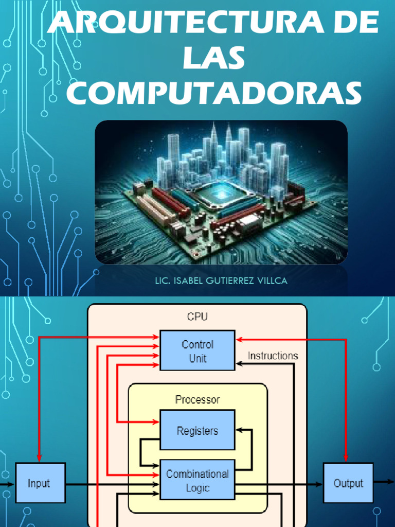 Arquitectura de La Computadora | PDF | Almacenamiento de datos de la ...