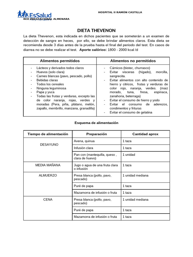 Dieta Thevenon | PDF | Fruta | Cocina occidental