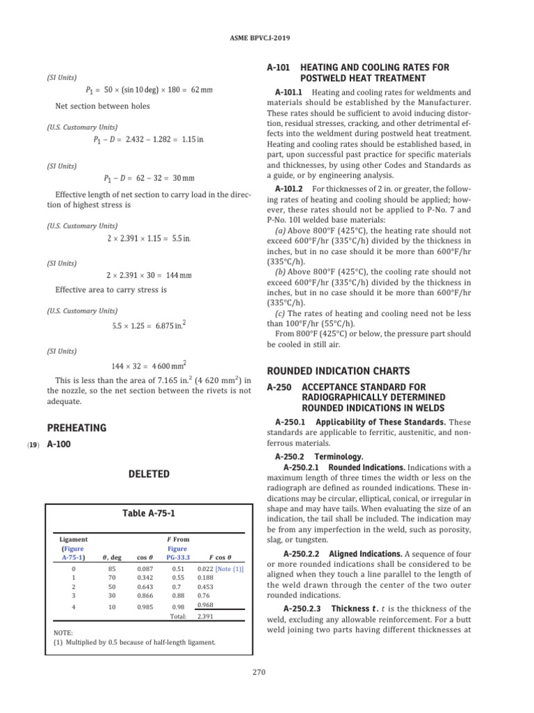 Asme Sec I 2019 Anexo 250 | PDF | Welding | Construction