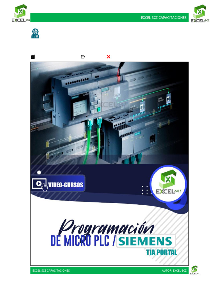 Curso PLC Siemens TIA Portal HD | PDF