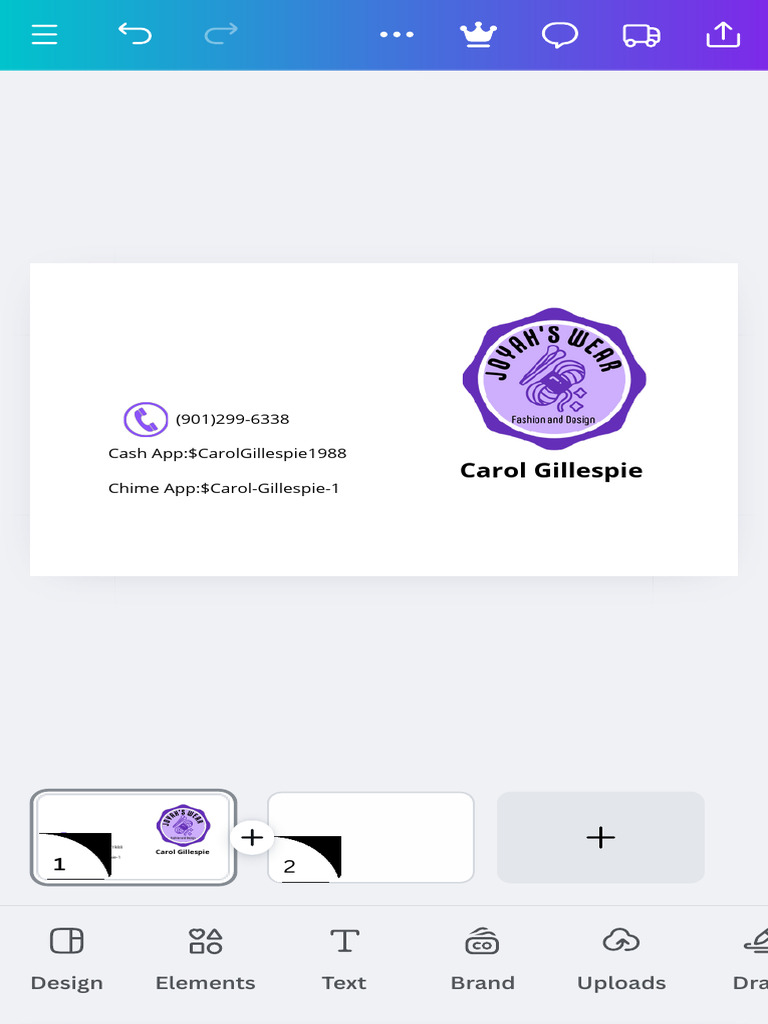 Carol Gillespie - Business Card (US) | PDF