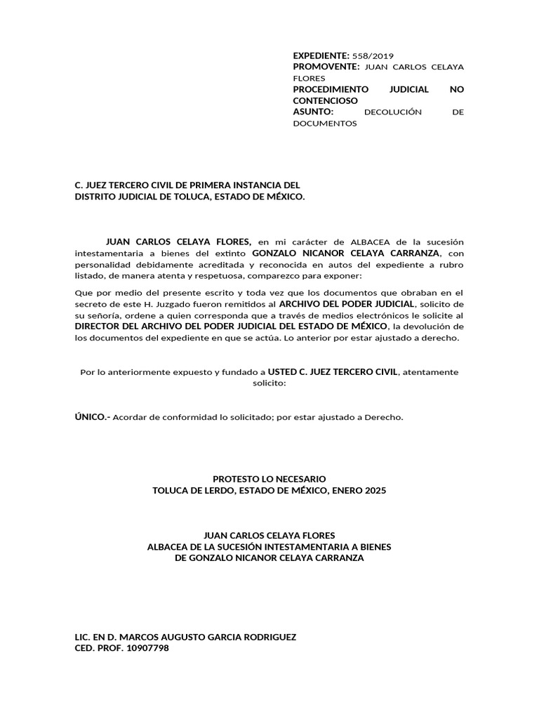 Dev. de Documentos 558 | PDF