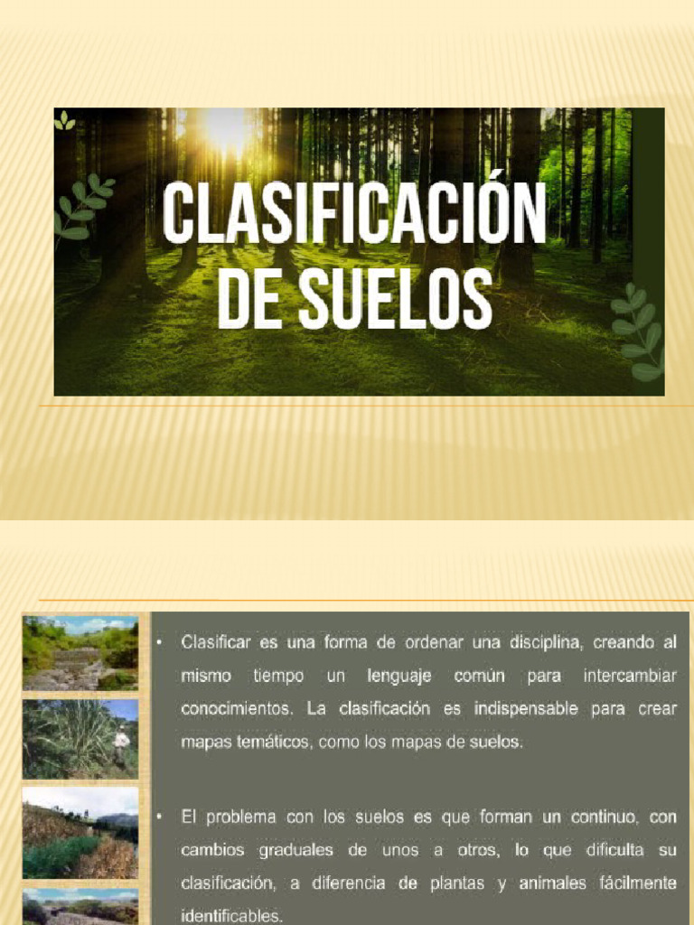 Clasificación de Suelos | PDF | Suelo | Arcilla