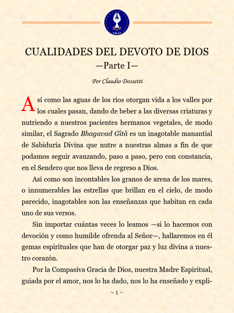 Cualidades Del Devoto de Dios - Parte 1 | PDF | Orgullo | Sabiduría